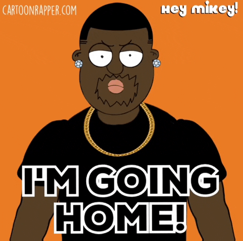 Go Home GIF by Hey Mikey! - Find & Share on GIPHY
