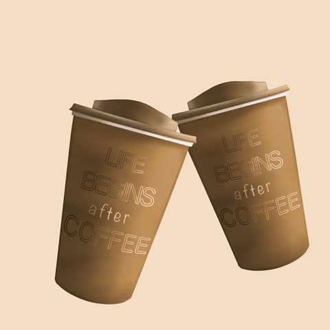 Coffee Time Cheers GIF - Find & Share on GIPHY