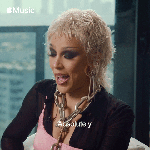 Happy Doja Cat GIF by Apple Music - Find & Share on GIPHY
