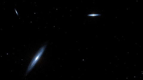 Colliding Galaxies Gif