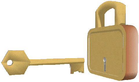 Art Lock Sticker by badblueprints for iOS & Android | GIPHY