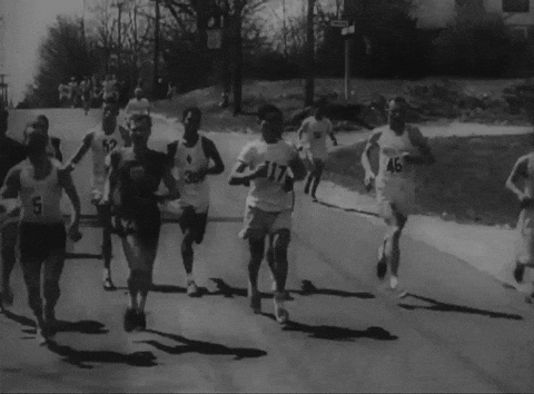 Boston Marathon Running GIF by US National Archives - Find & Share on GIPHY