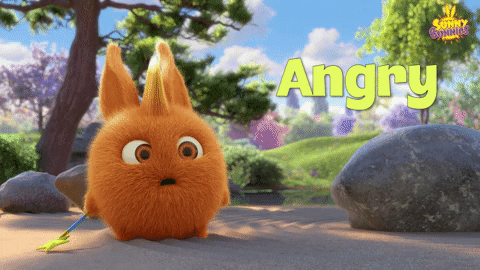 Angry Go Away GIF by Sunny Bunnies - Find & Share on GIPHY