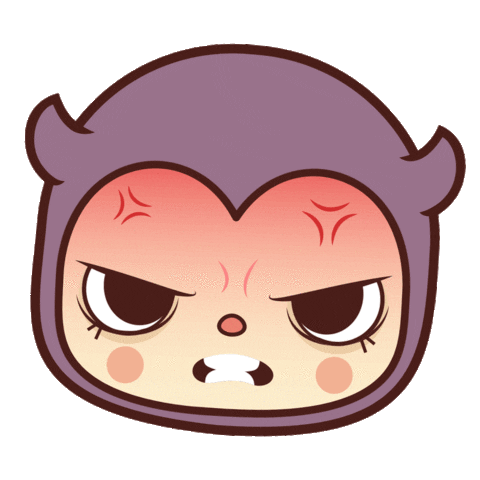 Angry Devil Sticker by Matucha for iOS & Android | GIPHY