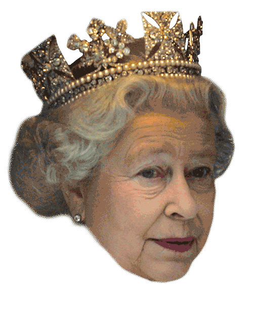 Queen Elizabeth Cosmo Sticker by Cosmopolitan for iOS & Android | GIPHY