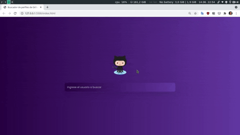 GitHub - jdnarvaez0/buscador-perfiles-github: GitHub profile finder using vanilla JavaScript ...