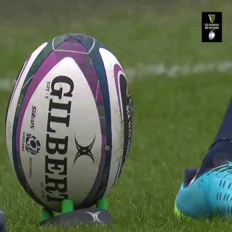 Kicking Scottish Rugby GIF by Guinness Six Nations - Find & Share on GIPHY