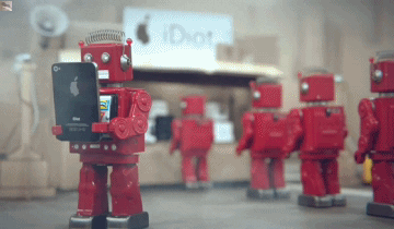 Robots Iphones GIF by Cheezburger - Find & Share on GIPHY