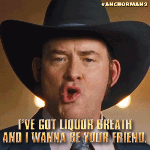 Drunk David Koechner By Anchorman Movie Find And Share On Giphy