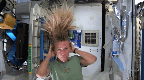 International Space Station Hair GIF - Find & Share on GIPHY