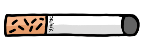 Smoke Cigarette Sticker for iOS & Android | GIPHY