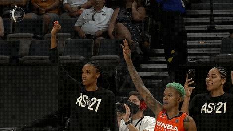 Excited Womens Basketball GIF by WNBA - Find & Share on GIPHY