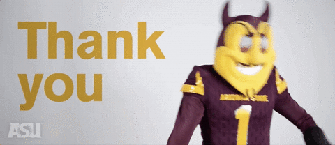 Asu Thank You GIF by Arizona State University - Find & Share on GIPHY