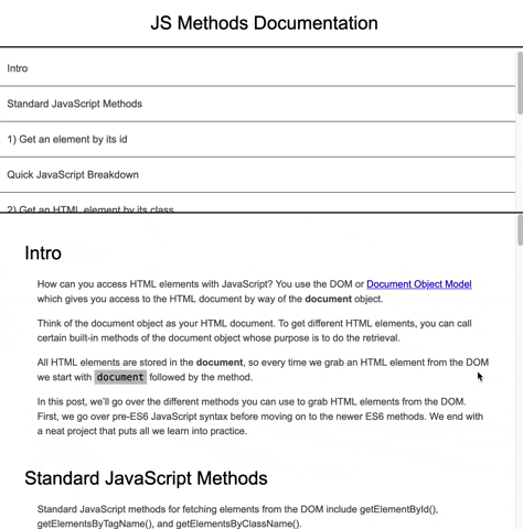 2 Ways To Build A Technical Documentation Page (freeCodeCamp Challenge ...