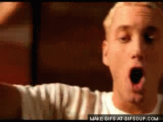 Eminem Laughing Gif