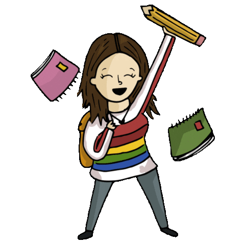 Study Estudiar Sticker by Ideario de Aru for iOS & Android | GIPHY