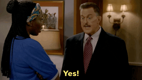 Hell Yeah Reaction GIF by CBS - Find & Share on GIPHY