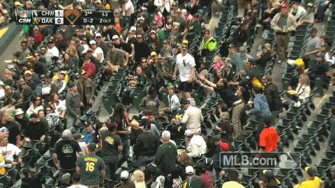 Oakland Athletics Fan GIF by MLB - Find & Share on GIPHY