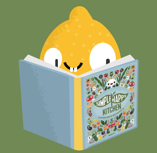 Cartoon Read GIF by Simple Happy Kitchen - Find & Share on GIPHY
