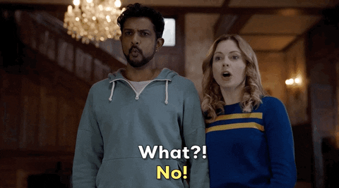 No Way Reaction GIF by CBS - Find & Share on GIPHY