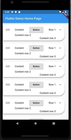 Flutter Expansion Tile not opening from card list view on tap - Stack ...