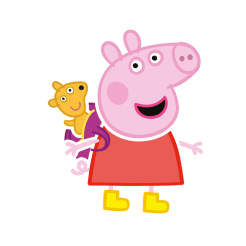 Happy Travel Sticker by Peppa Pig for iOS & Android | GIPHY