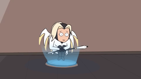How it feels to play as Mercy... : Overwatch