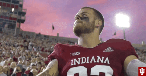 Lets Go Football GIF by Indiana Athletics - Find & Share on GIPHY