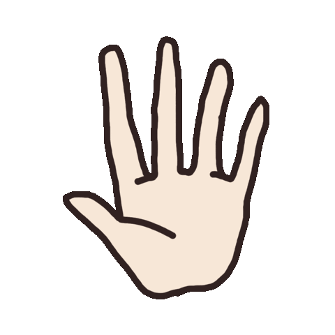 Illustration Hand Sticker by maniwsy for iOS & Android | GIPHY