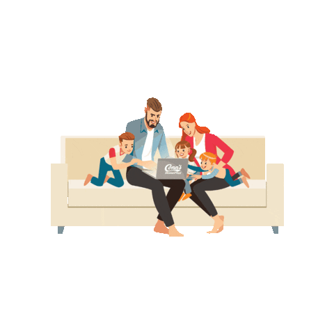 Family Computer Sticker by Conn's HomePlus for iOS & Android | GIPHY