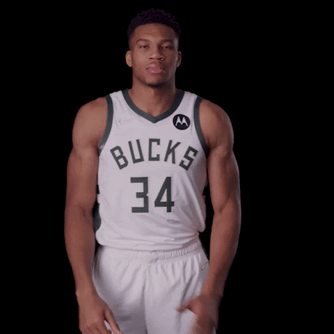 Giannis Antetokounmpo Basketball GIF by Milwaukee Bucks - Find & Share on GIPHY