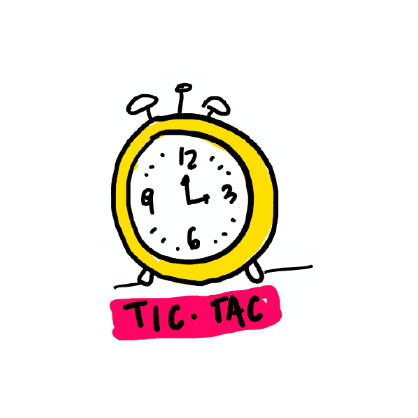 Tic Tac Time Sticker by Intrepidas for iOS & Android | GIPHY