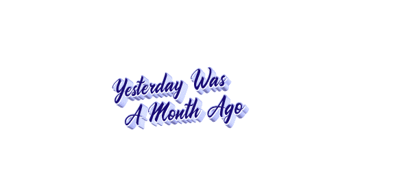 Yesterday Sticker by AnimatedText for iOS & Android | GIPHY