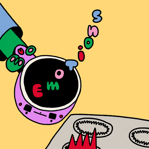 Mixed Emotions Cooking GIF by cupofmotion - Find & Share on GIPHY