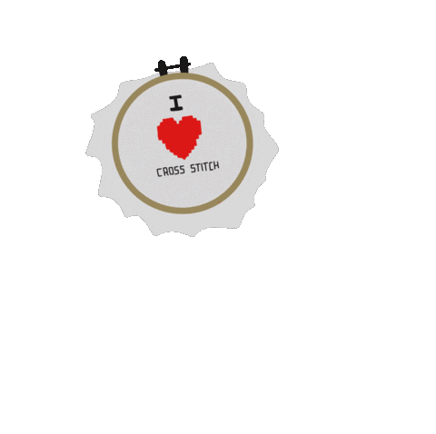 Cross Stitch Sticker for iOS & Android | GIPHY