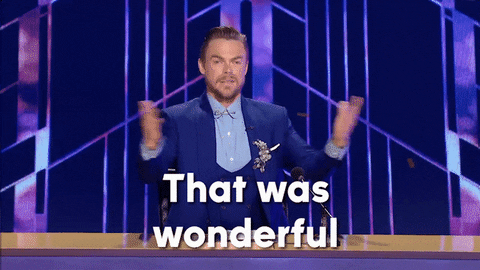 Derek Hough Good Job GIF by Dancing with the Stars - Find & Share on GIPHY