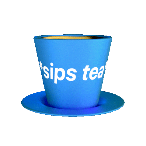 Tea Time Popcorn Sticker by Nicole Ruggiero for iOS & Android | GIPHY