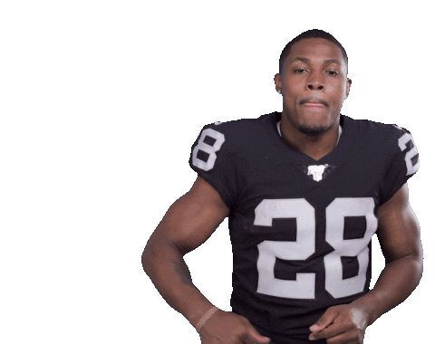 Oakland Raiders Josh Jacobs Sticker by NFL for iOS & Android | GIPHY