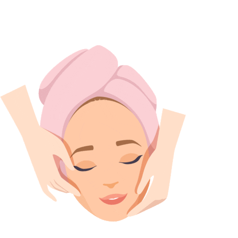 Glowing Skin Care Sticker by SpaDerma for iOS & Android | GIPHY