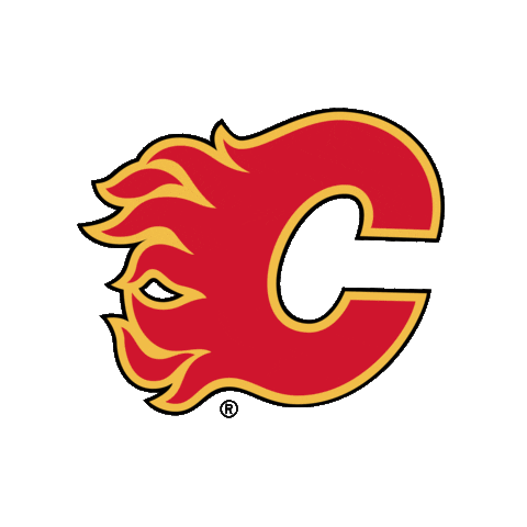 Flames Calgary Sticker by NHL for iOS & Android | GIPHY