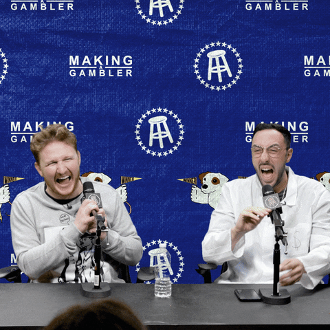 Press Conference Laughing GIF by Barstool Sports - Find & Share on GIPHY
