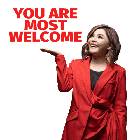 Positive Vibes You Are Welcome Sticker by Merry Riana for iOS & Android ...