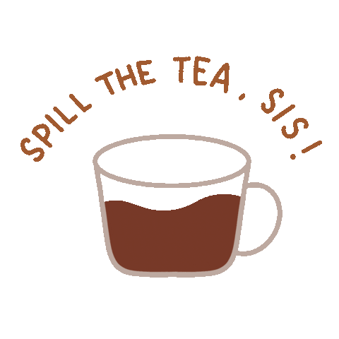 Spilling Hot Tea Sticker for iOS & Android | GIPHY