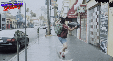 Happy Living The Dream GIF by Bad CGI Sharks - Find & Share on GIPHY