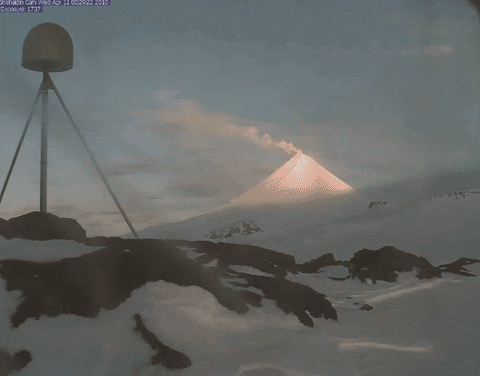 Time Lapse Volcano GIF by University of Alaska Fairbanks - Find & Share ...