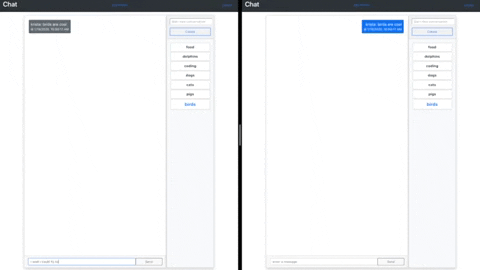 GitHub - kel29/chat-frontend: Frontend React interface for a live ...