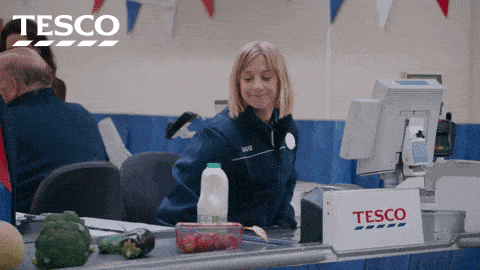 Supermarket Sweep Shopping GIF by Tesco - Find & Share on GIPHY