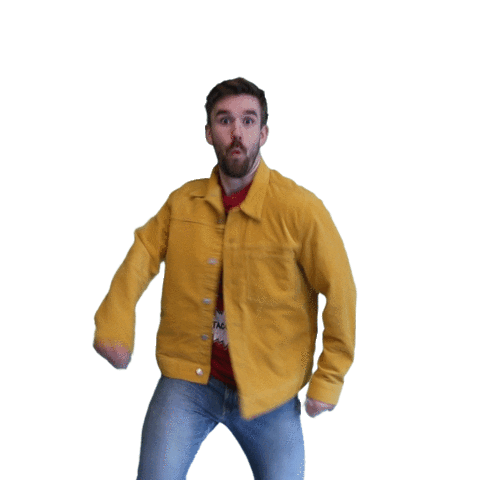 Nervous Dance Sticker by Stian Blipp for iOS & Android | GIPHY