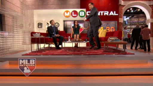 Mark Derosa Dancing GIF by MLB Network - Find & Share on GIPHY