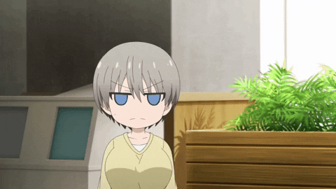 Uzaki-chan whining : animegifs